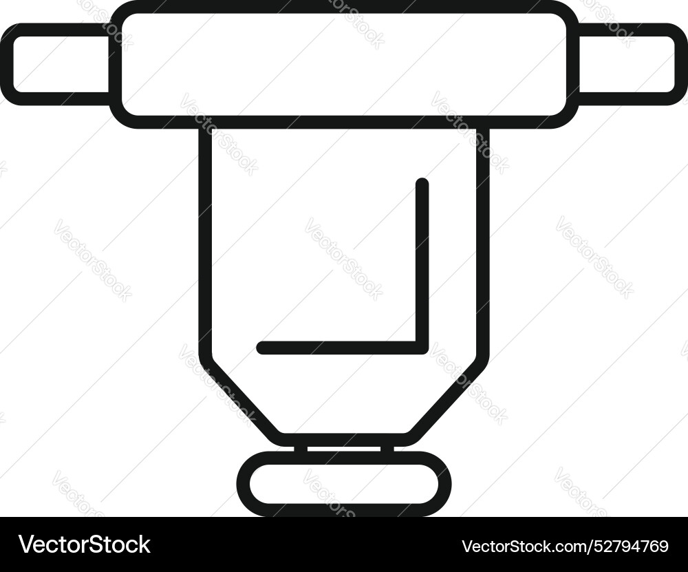 Car engine fuel filter icon showing part Vector Image