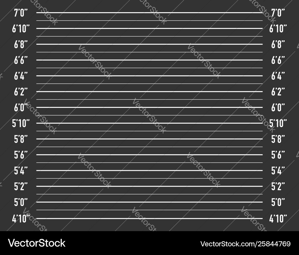 Police lineup or mugshot background Royalty Free Vector