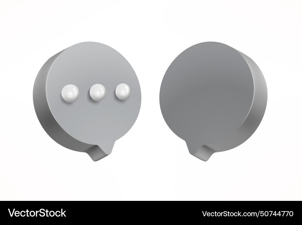 Conversation concept speech bubbles on white Vector Image