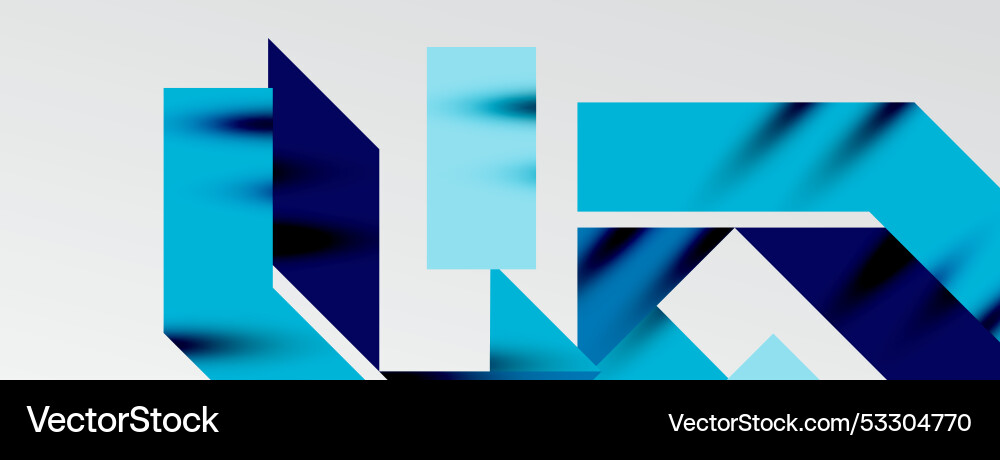 Dynamic lines and triangles Royalty Free Vector Image