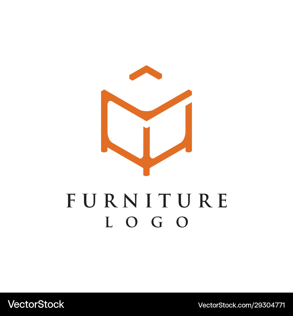 Furniture logo Royalty Free Vector Image - VectorStock