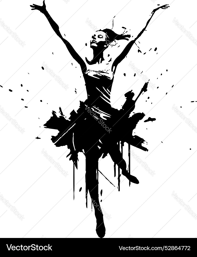 Enchanted echo dance soul logo celestial cadence Vector Image