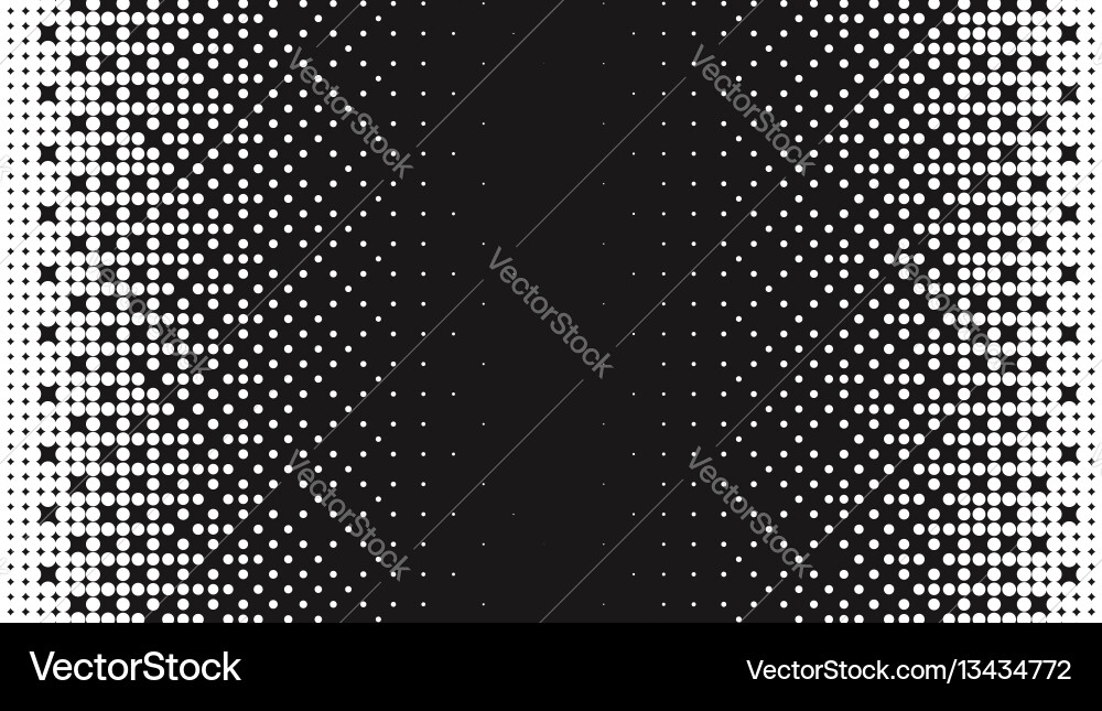 Retro Halftone Dot Pattern Royalty Free Vector Image