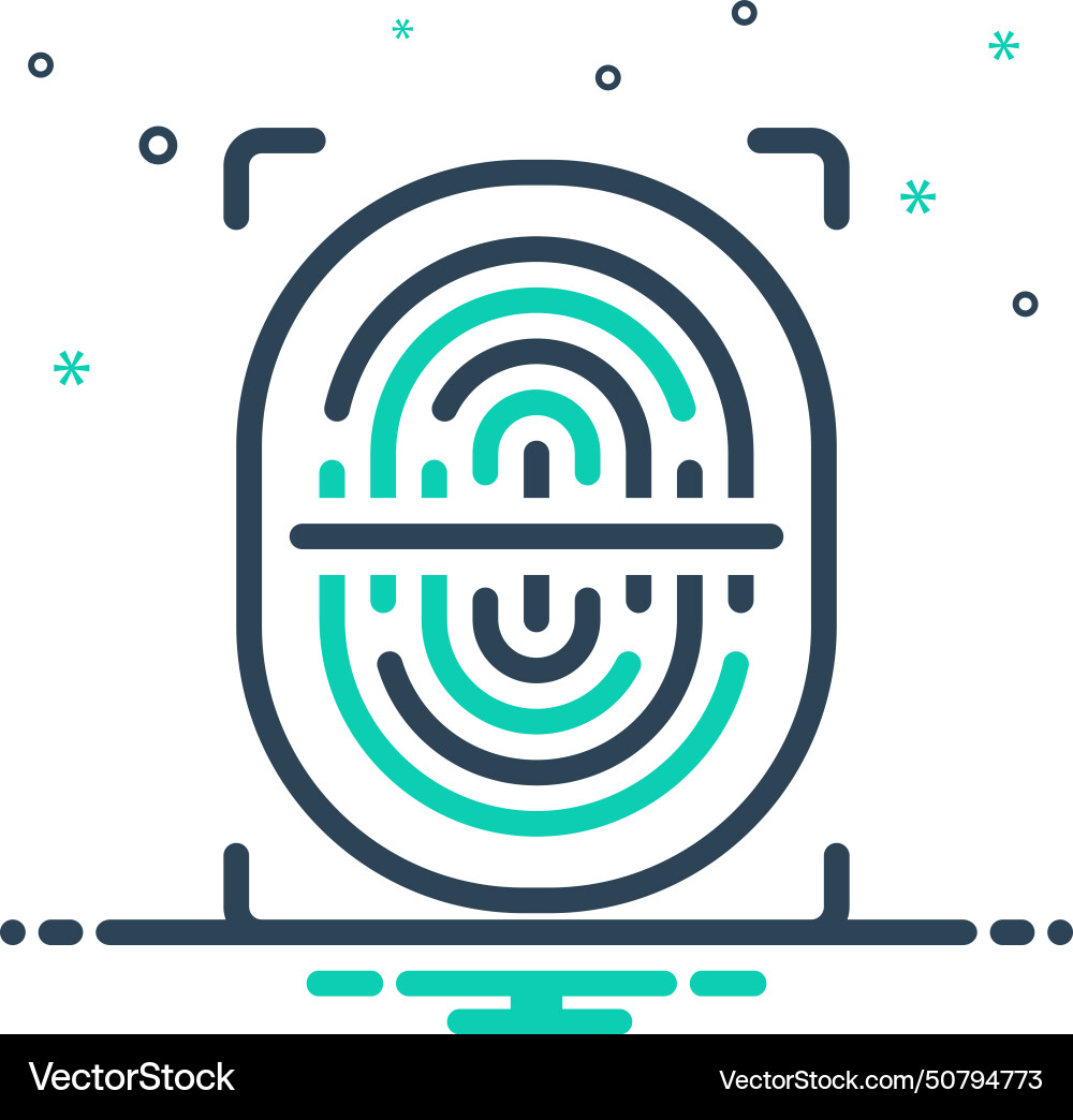 Biometric Royalty Free Vector Image - VectorStock