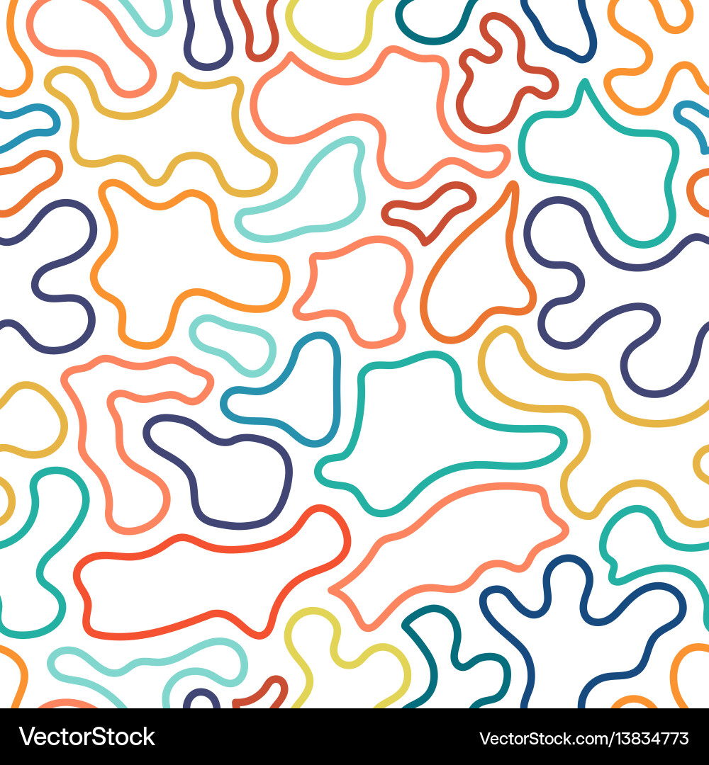 Colorful seamless pattern in doodle style Vector Image