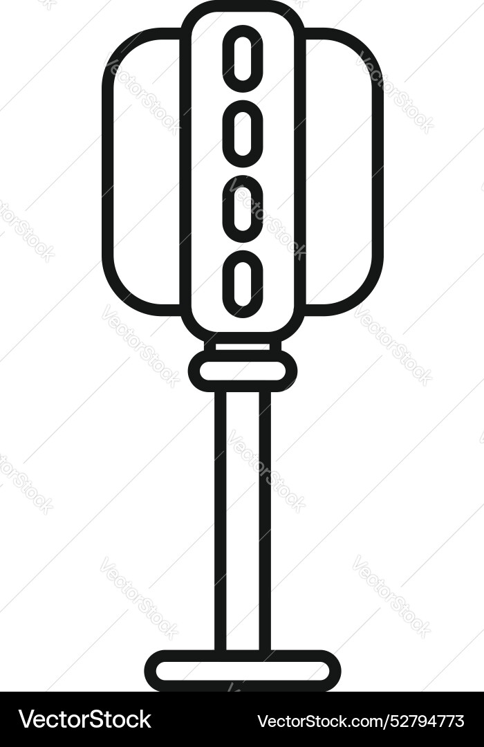 Parking sensor icon showing car assistance Vector Image