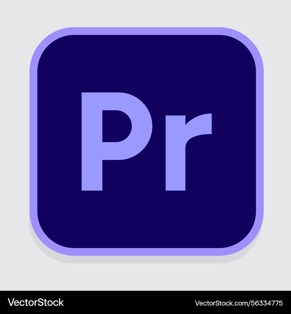 Adobe Premiere Pro Icons offizielles Logo edtitable