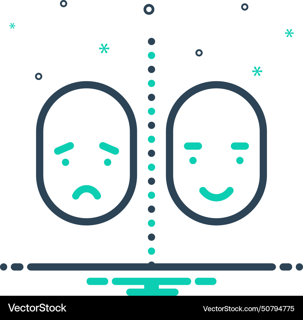 Bipolar Royalty Free Vector Image - VectorStock