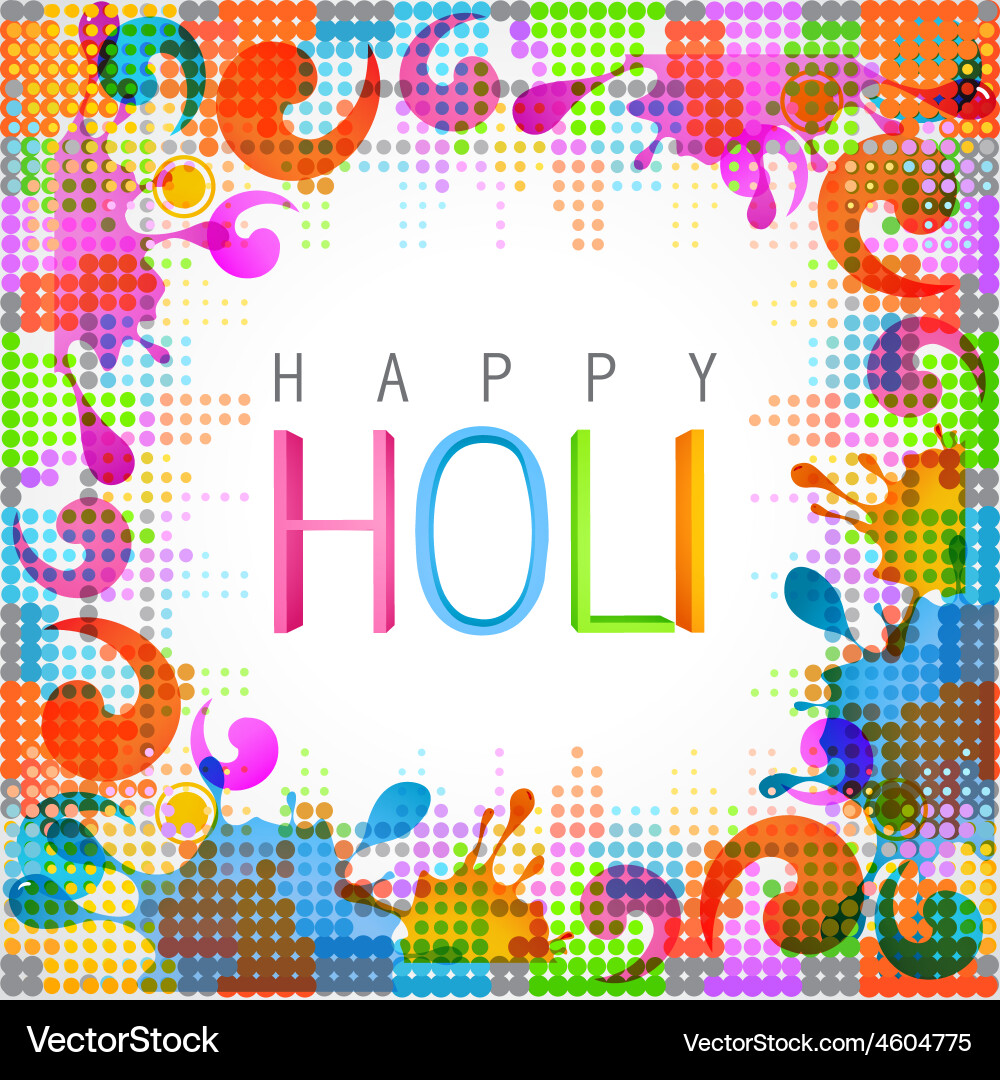 Colorful indian festival Royalty Free Vector Image