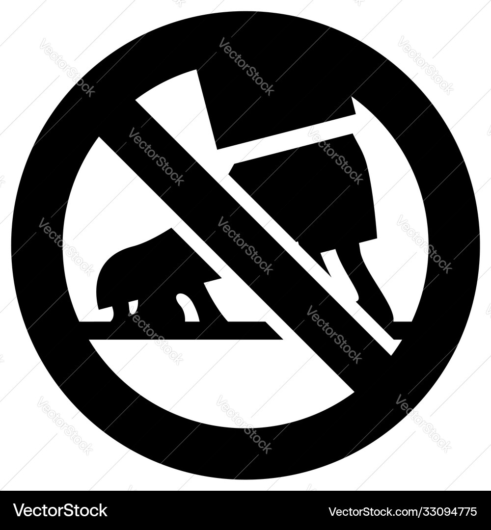 No chewing gum forbidden sign modern round Vector Image