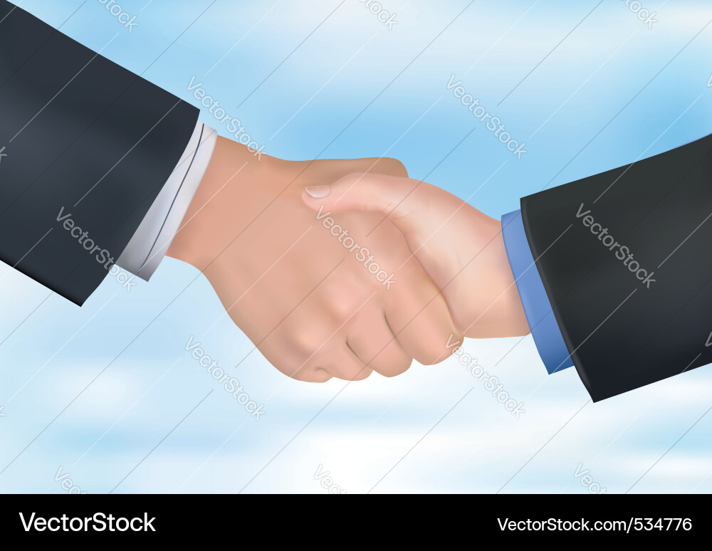 Handshake Royalty Free Vector Image - VectorStock