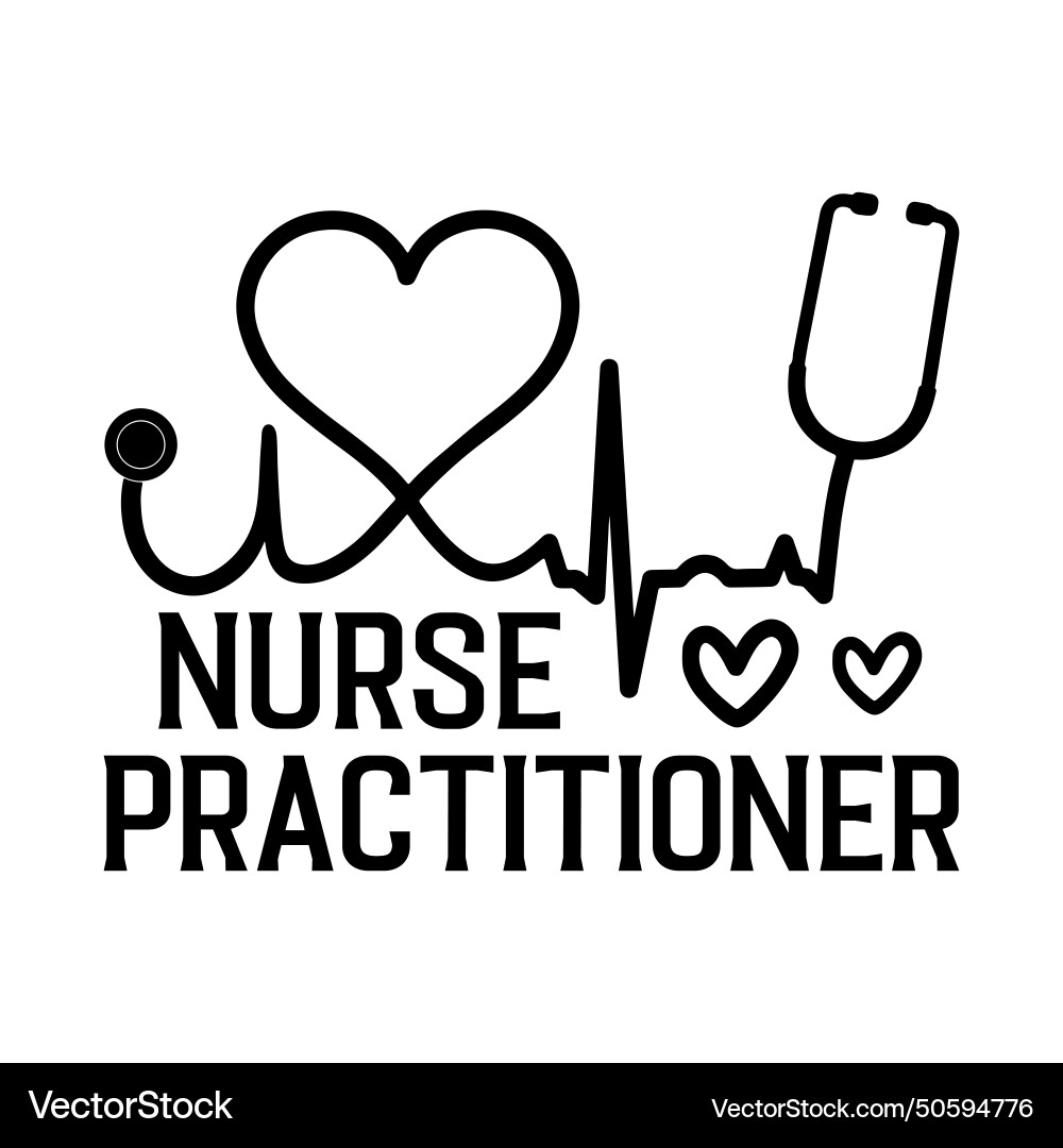 Nurse practitioner Royalty Free Vector Image - VectorStock