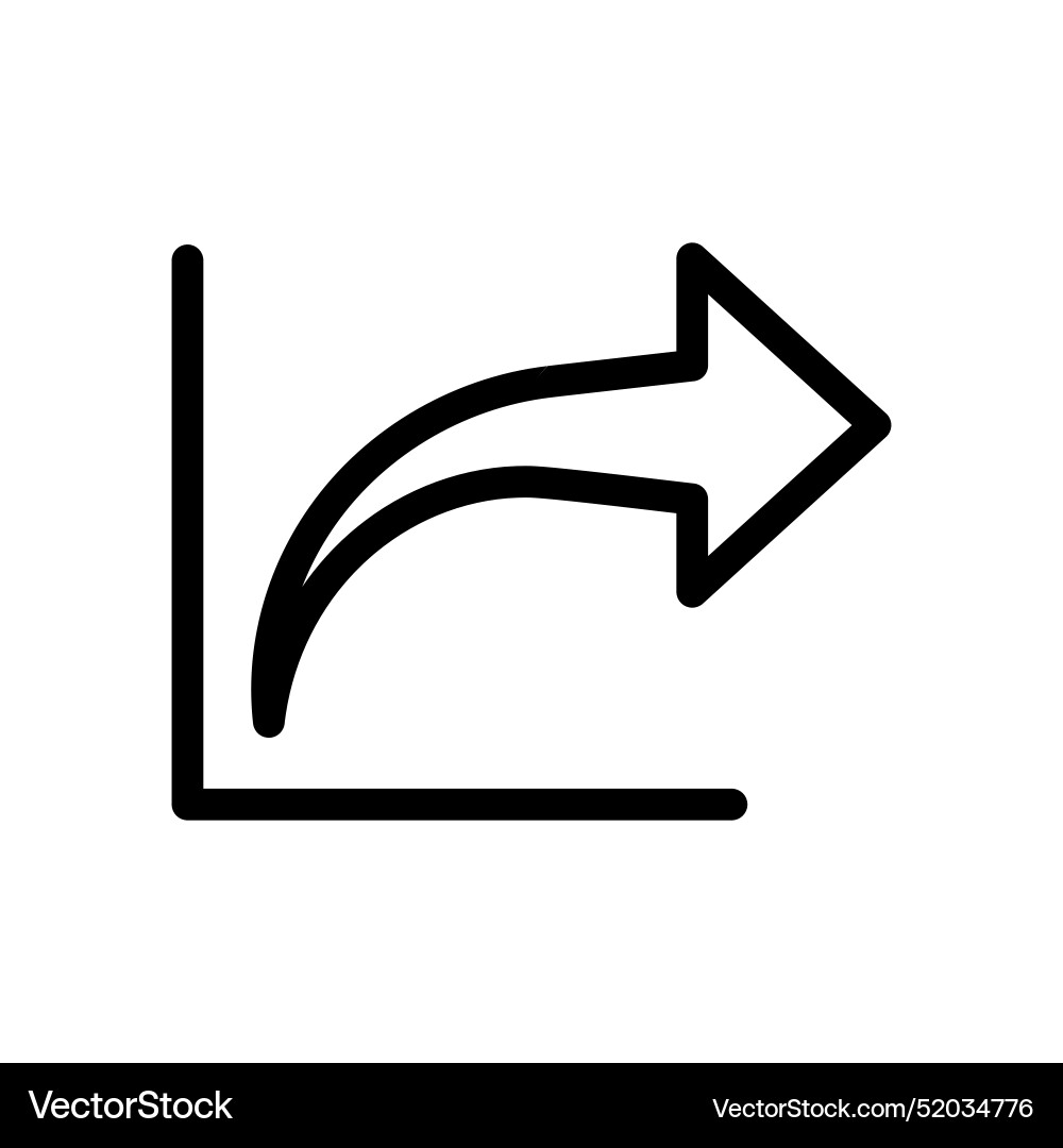 Share page linear logo mark in black and white Vector Image