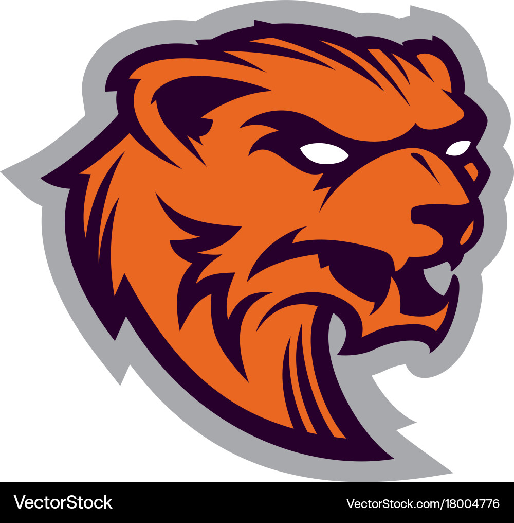 Wolverine Sport Mascot Logo Royalty Free Vector Image
