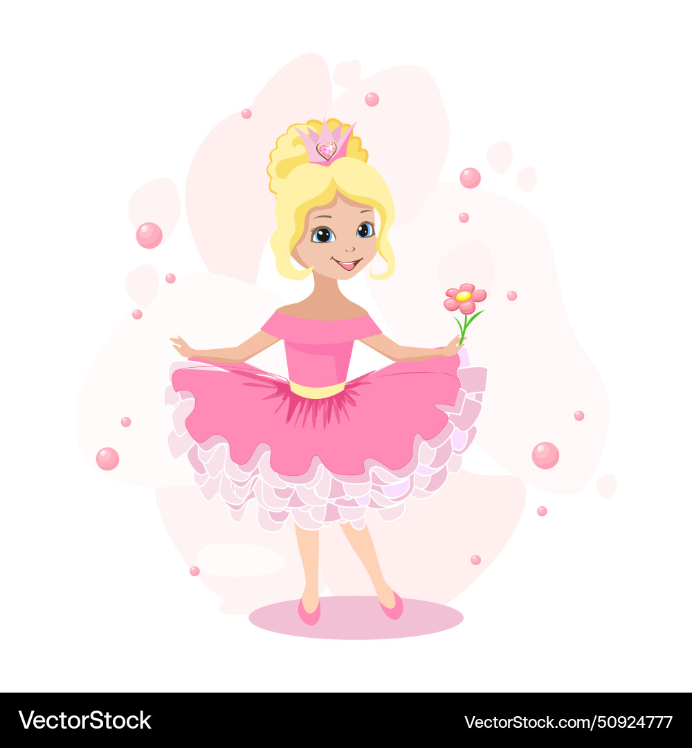 Beautiful princess Royalty Free Vector Image - VectorStock