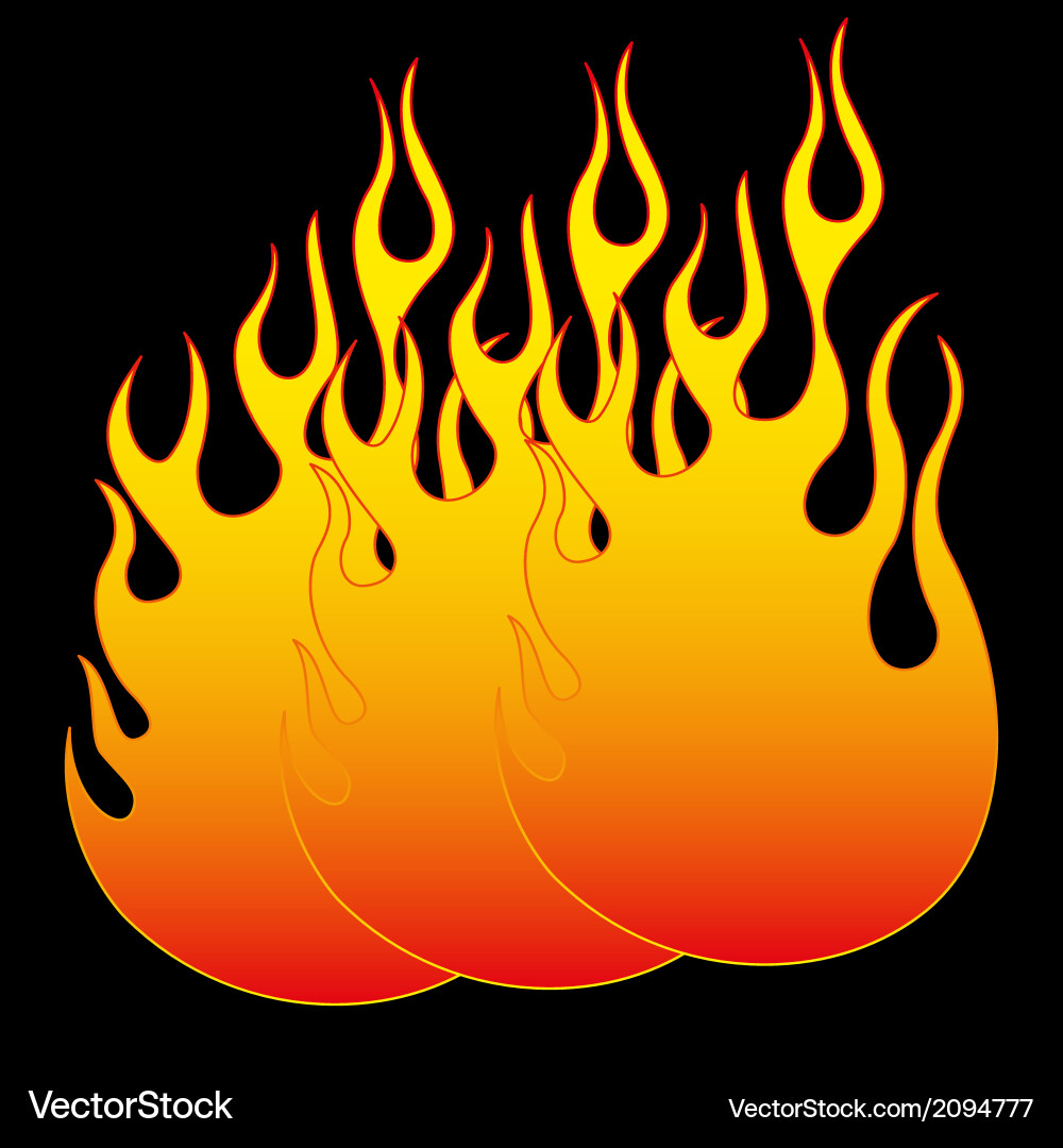 Fire ball Royalty Free Vector Image - VectorStock