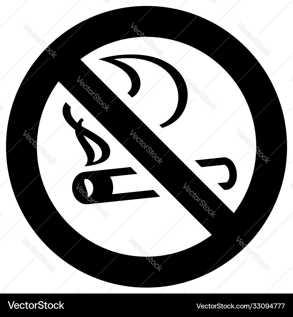 Verbotszeichen schwarz verboten Symbol Lizenzfreier Vektor