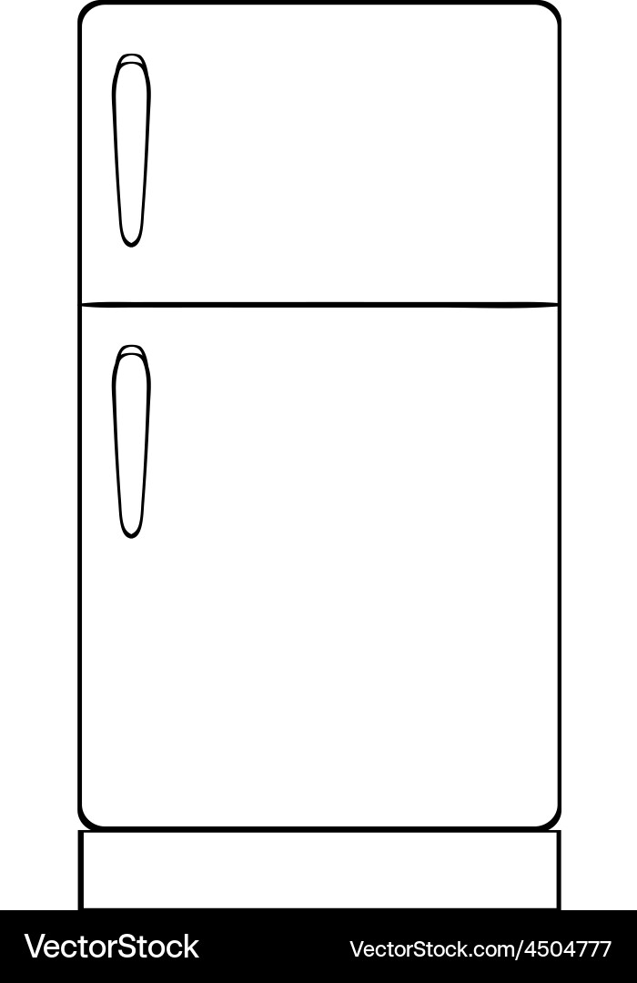 Refrigerator Royalty Free Vector Image - VectorStock