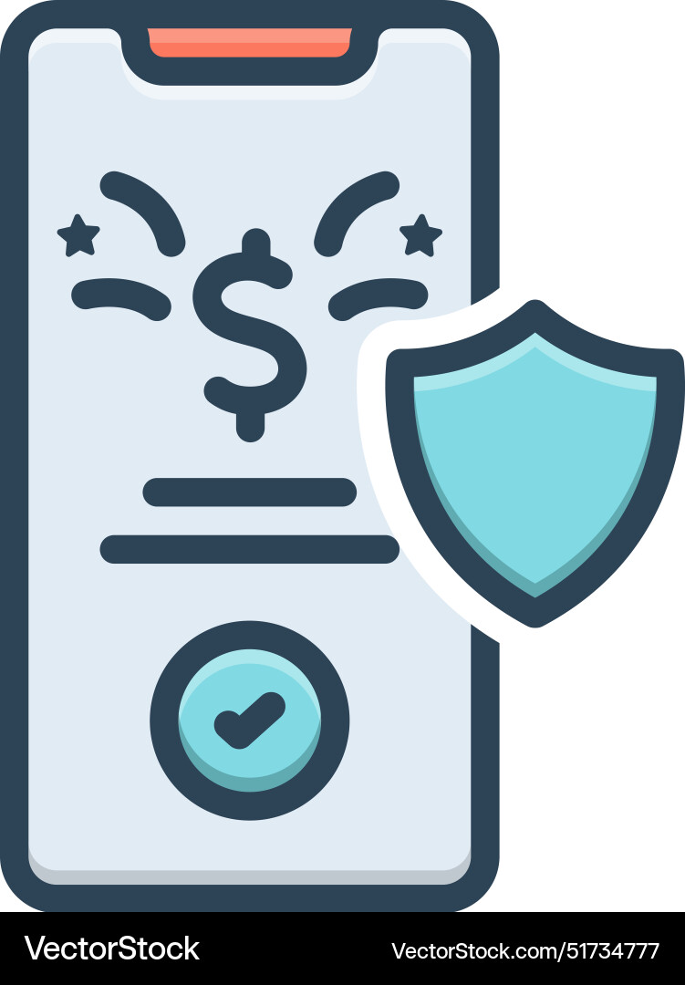 Safe payment Royalty Free Vector Image - VectorStock