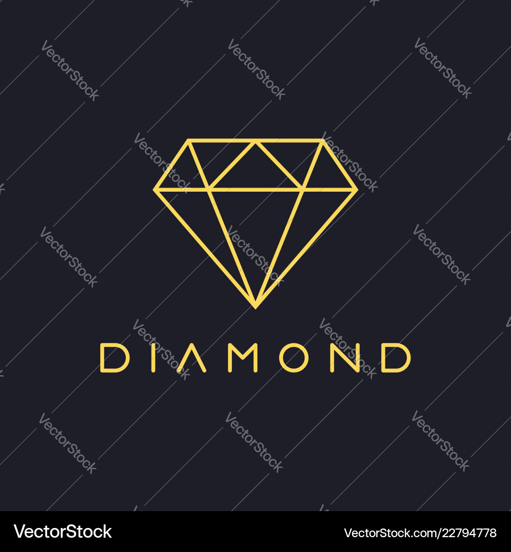 Diamond Gold Logo Vector Images (over 10,000)