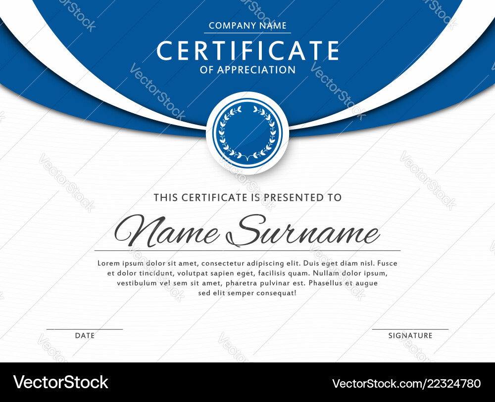 Modern Certificate Border Template Vector Images (over 18,000)
