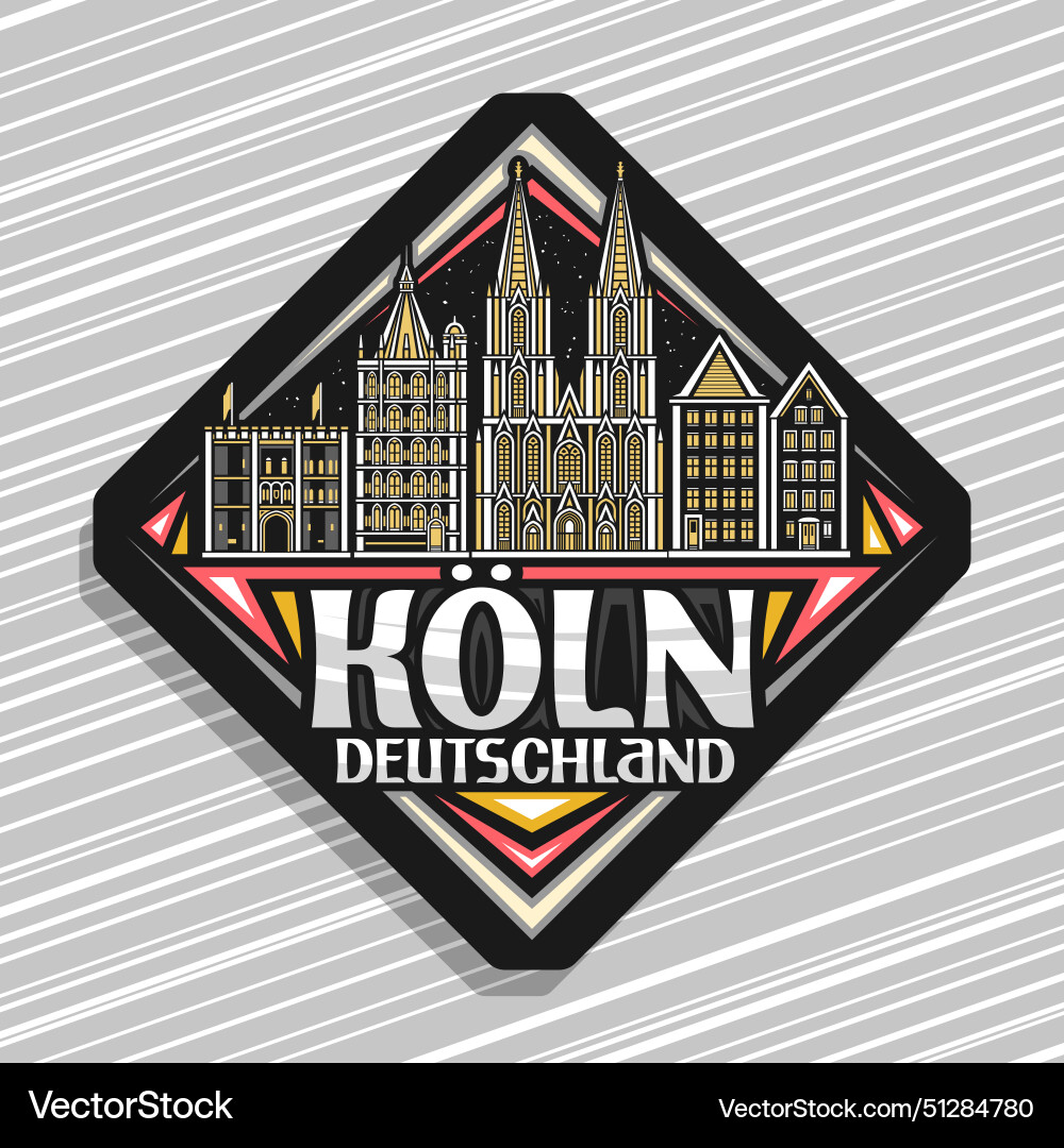 Logo for koln Royalty Free Vector Image - VectorStock