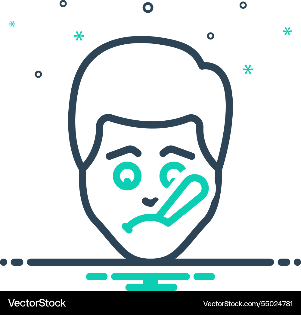 Sick Royalty Free Vector Image - VectorStock
