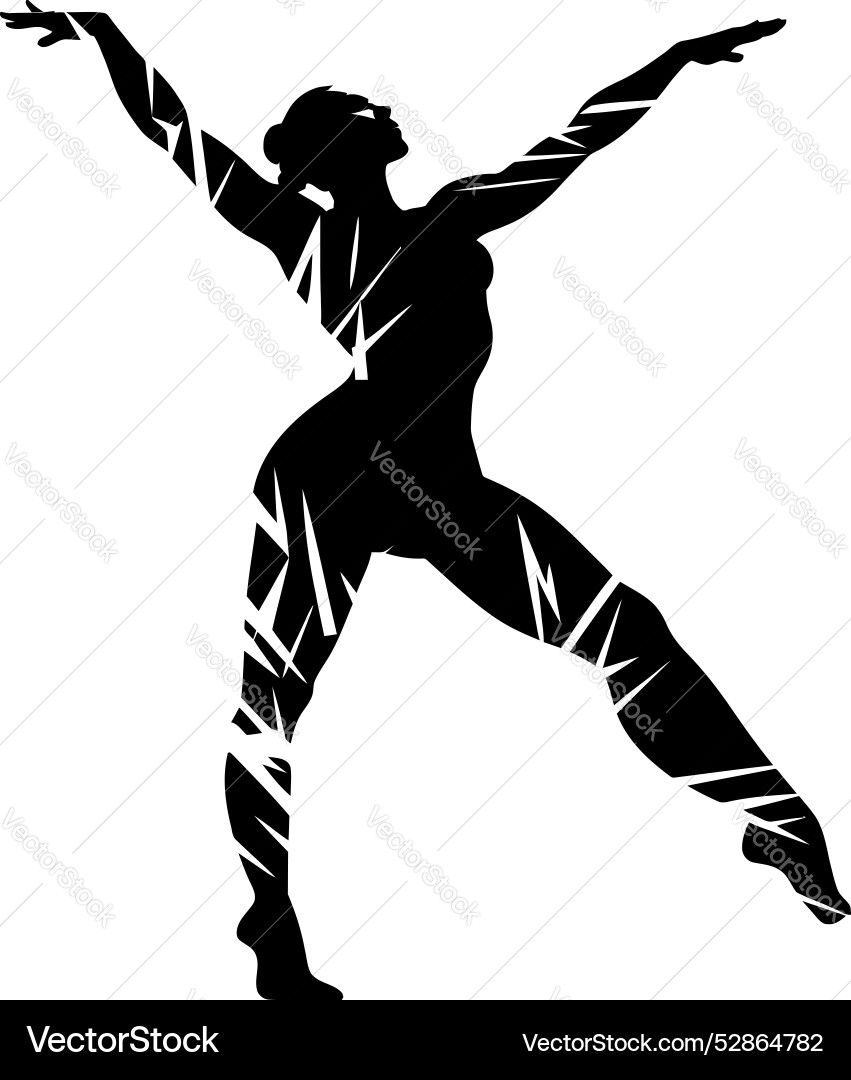 Eternal expression dance soul symbol cosmic Vector Image