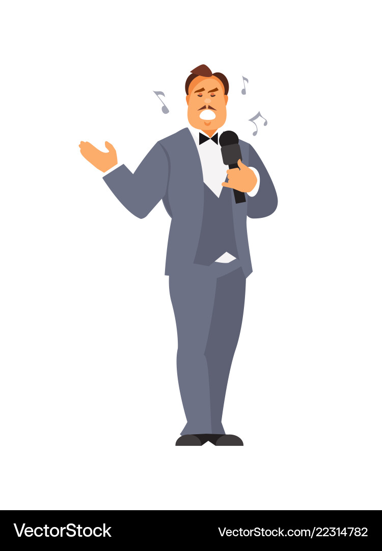 Opera singer Royalty Free Vector Image - VectorStock