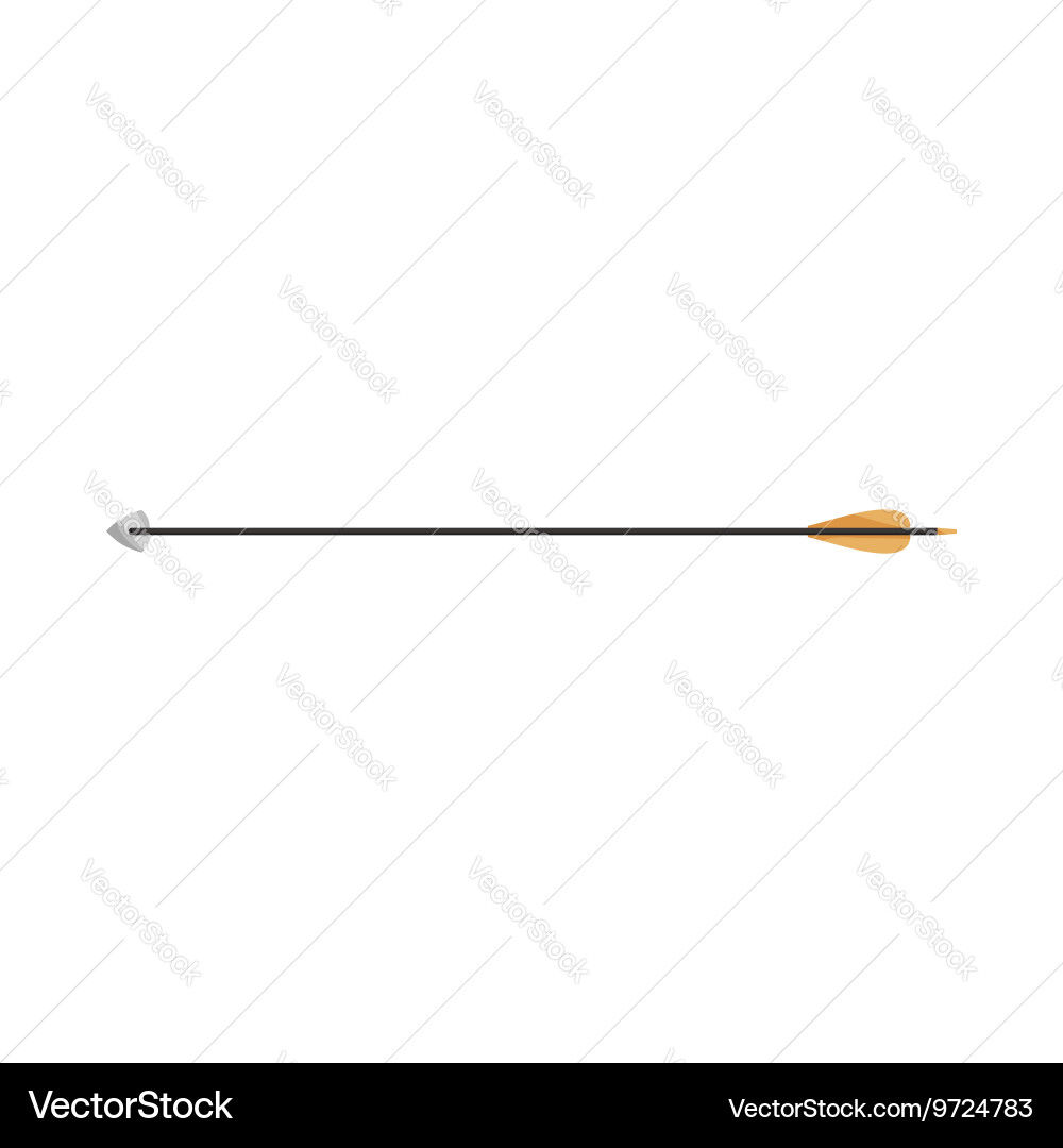 Arrow icon cartoon style Royalty Free Vector Image