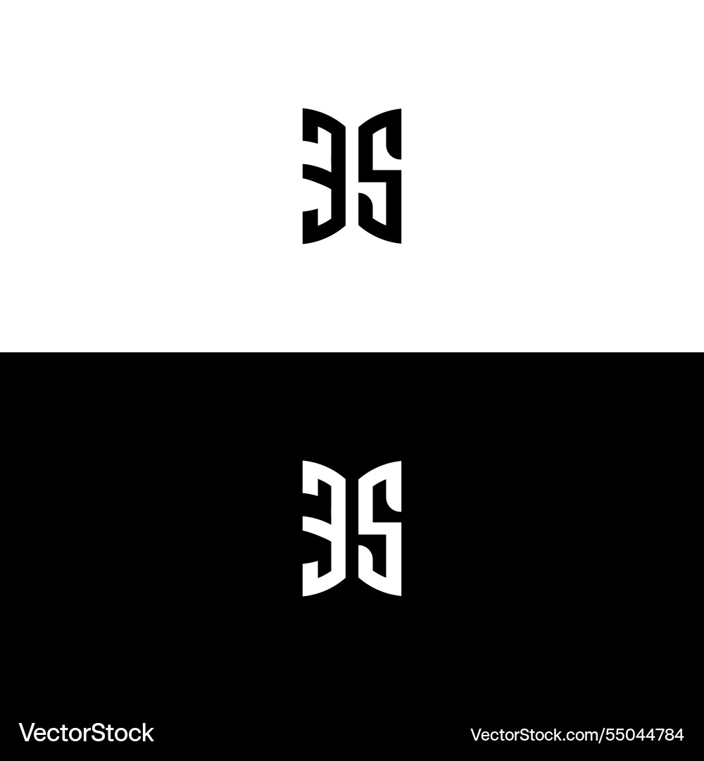 Creative-es-architecture-monogram-letters-logo Vector Image