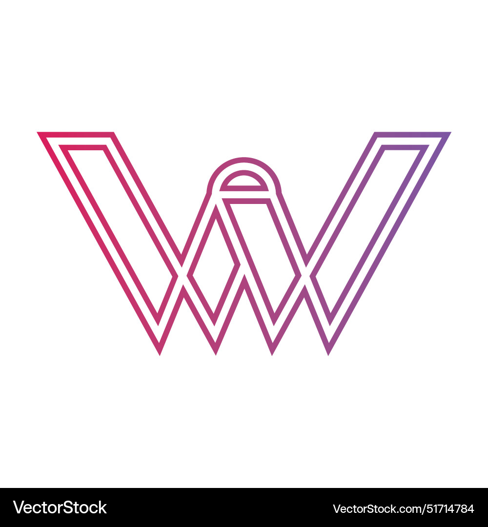 Letter mark logo Royalty Free Vector Image - VectorStock