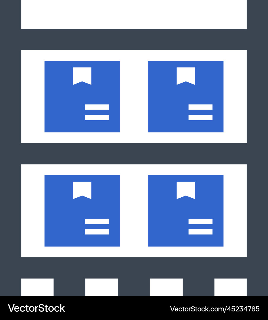 Delivery box storage icon Royalty Free Vector Image