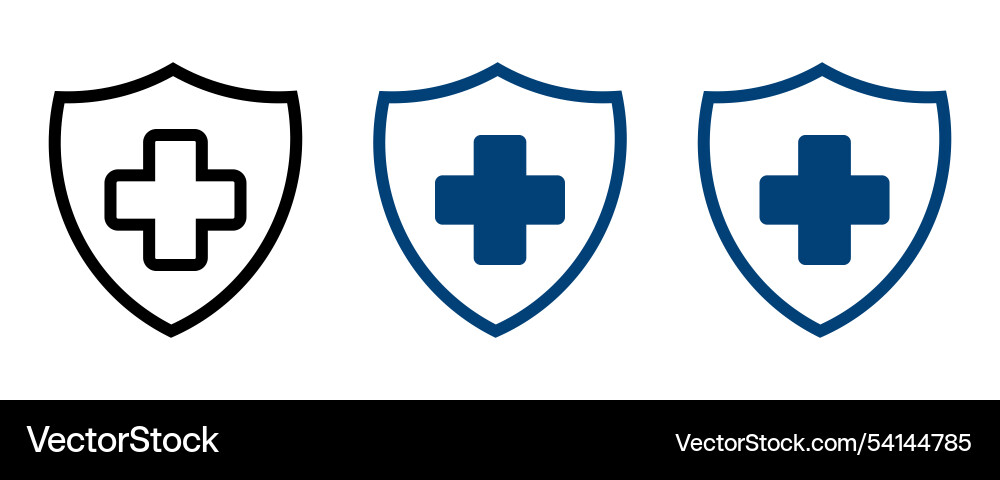 Health plus icon style Royalty Free Vector Image