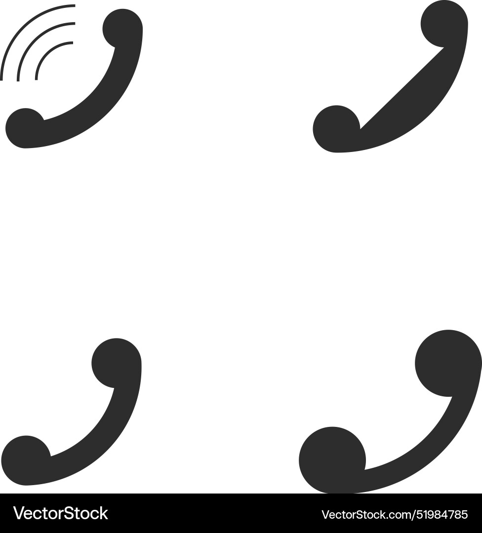 Phone call contact realistic icon Royalty Free Vector Image