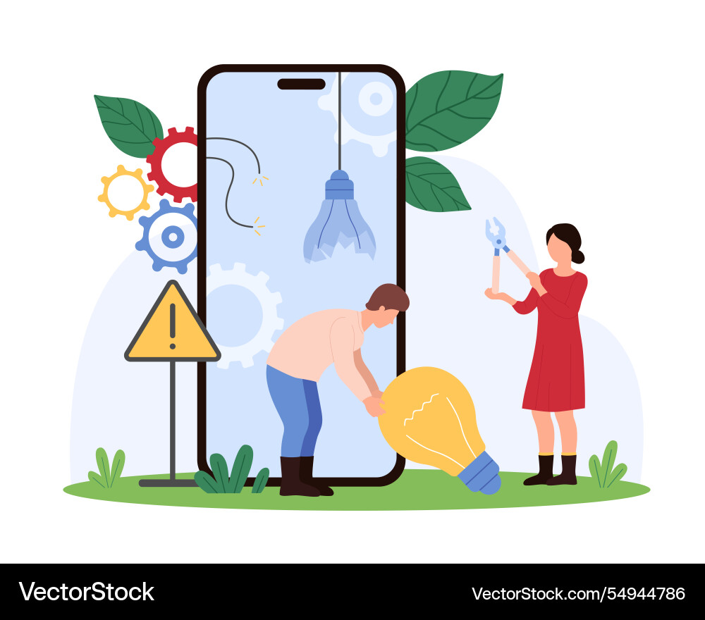 Change to new innovation software evolution tiny Vector Image