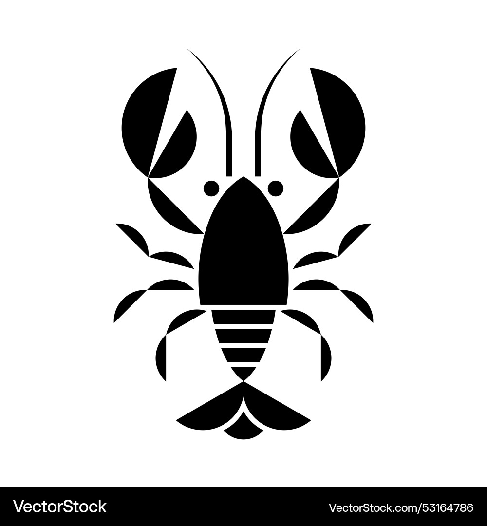 Crayfish logo Royalty Free Vector Image - VectorStock