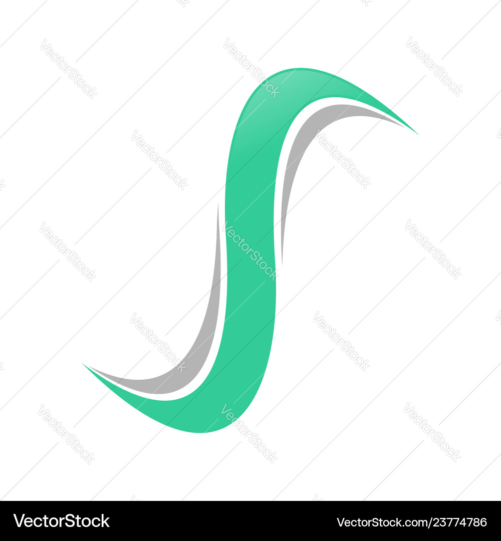Cyclone s letter initial symbol design Royalty Free Vector