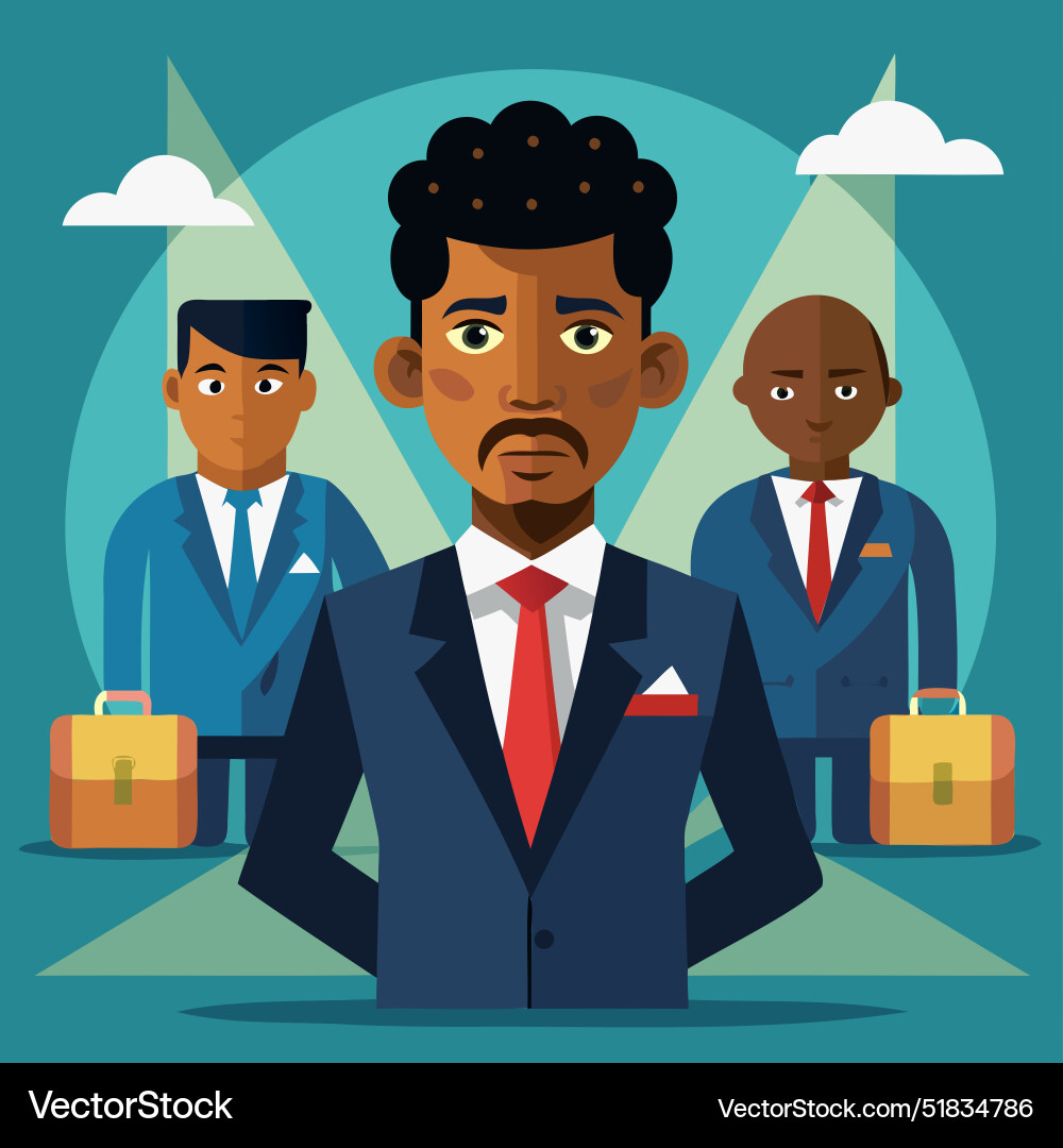 Diverse leadership challenges Royalty Free Vector Image