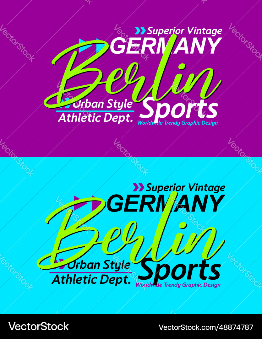 Berlin urban calligraphy typeface superior vintage