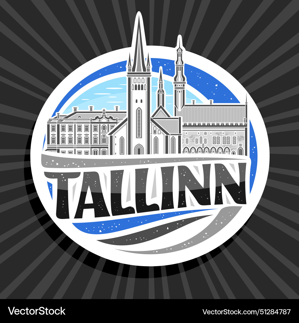 Logo for tallinn Royalty Free Vector Image - VectorStock