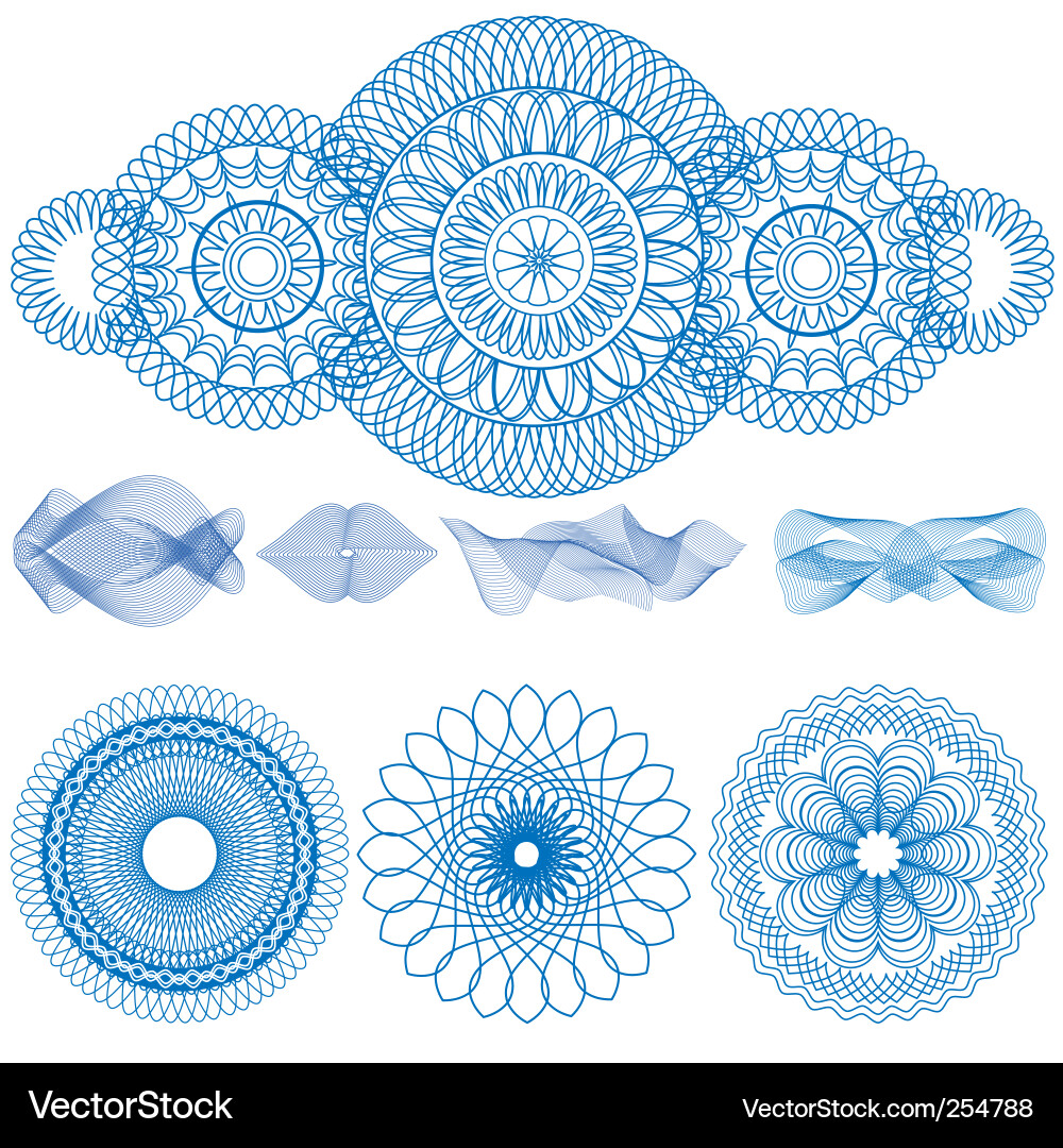 Intricate Floral Swirls Royalty Free Vector Image