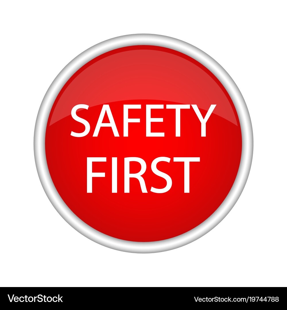 Sicherheit Erstes Icon Lizenzfreies Vektorbild