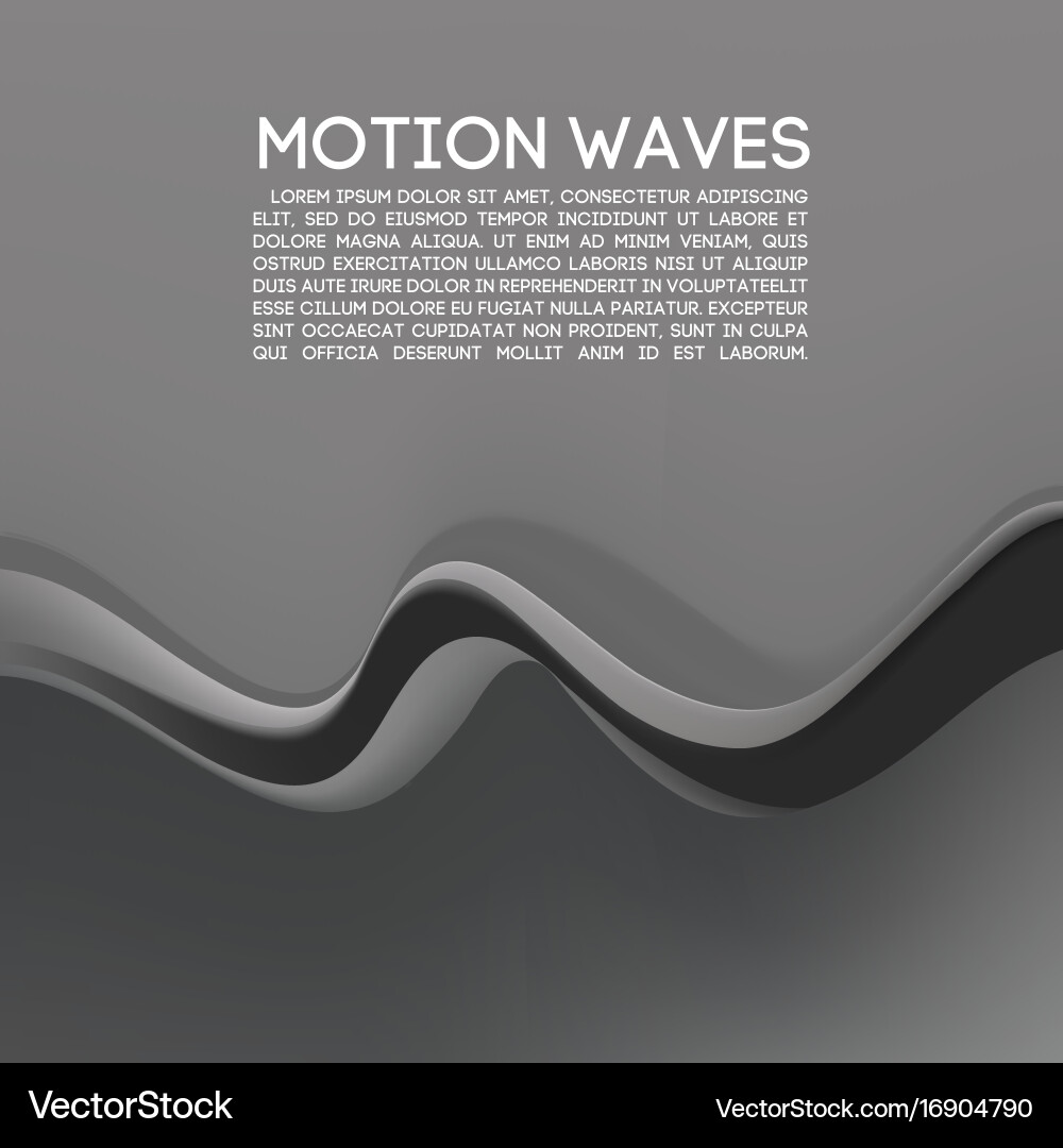 Abstract wave for banner Royalty Free Vector Image