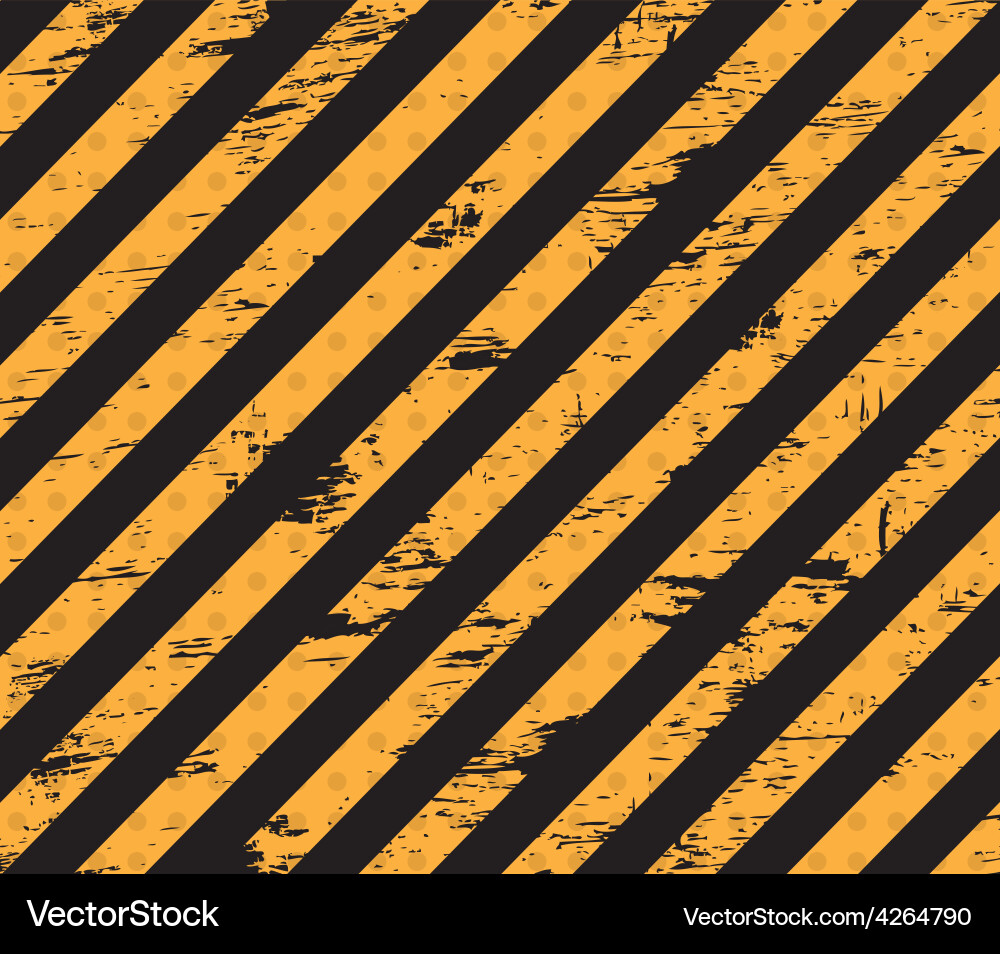 Caution grunge line Royalty Free Vector Image - VectorStock