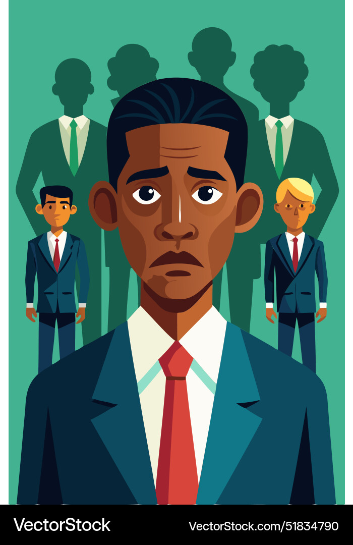 Overlooked talent corporate diversity challenge Vector Image