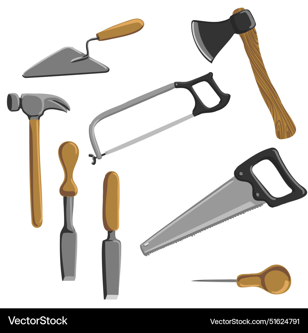 Drawing tools at white background Royalty Free Vector Image