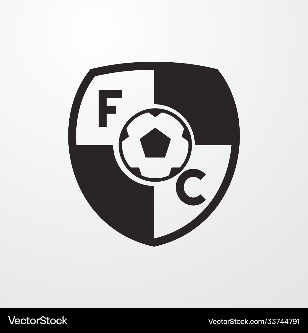 Football club icon Royalty Free Vector Image - VectorStock
