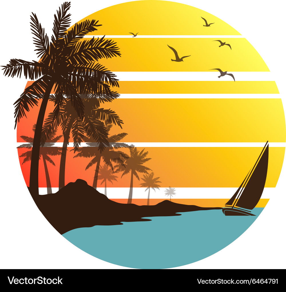 Summer vacation Royalty Free Vector Image - VectorStock
