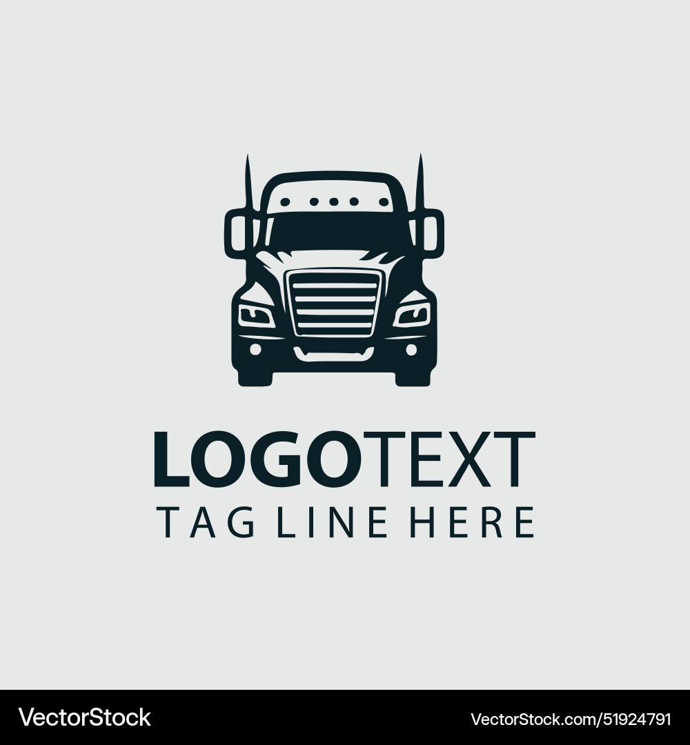 Trucking logo Royalty Free Vector Image - VectorStock